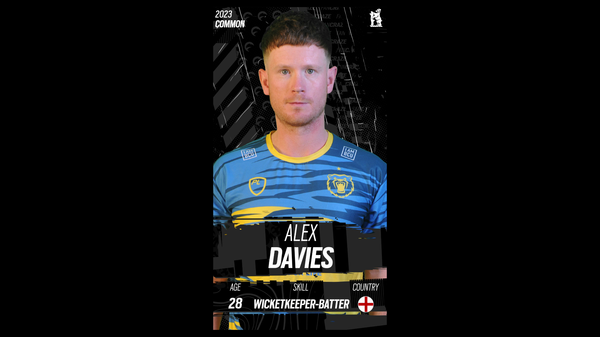 Alex Davies Digital Player Card I 2023 County Championship | FanCraze