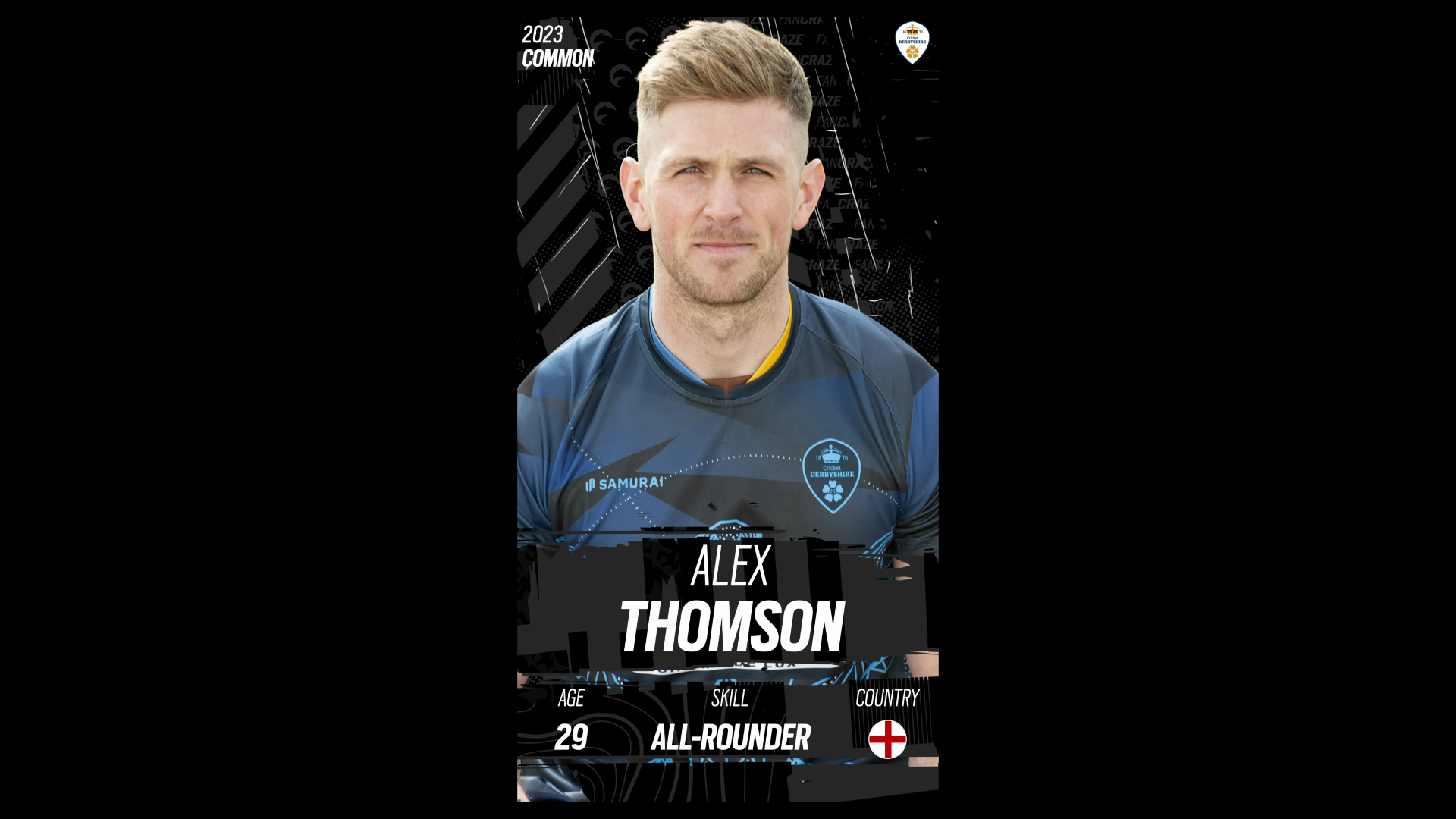Alex Thomson Digital Player Card I 2023 County Championship | FanCraze