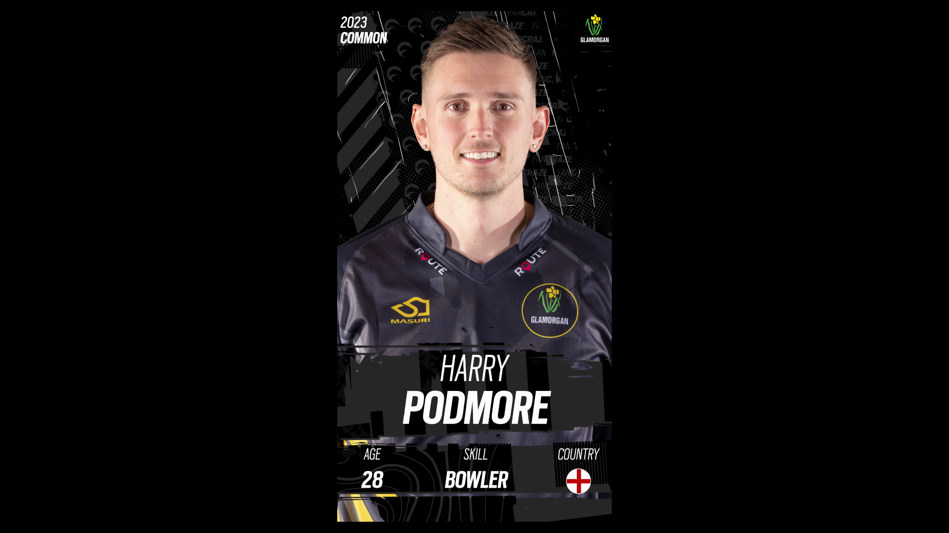 Harry Podmore Digital Player Card I 2023 County Championship | FanCraze