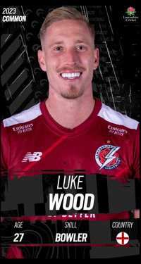 Luke Wood Digital Player Card I 2023 County Championship | FanCraze