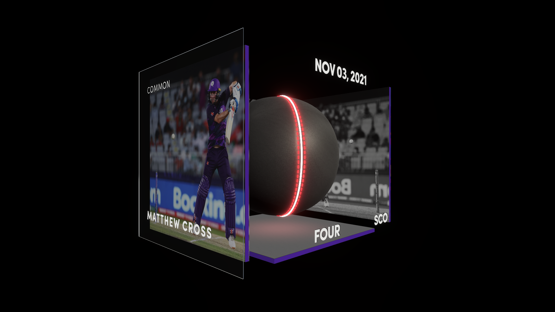 Matthew Cross | Four - 2021 ICC Men’s T20 WC | FanCraze