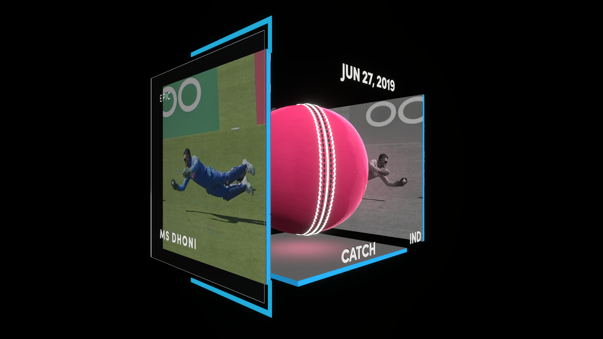 MS Dhoni | Catch - 2019 ICC Men's CWC | FanCraze
