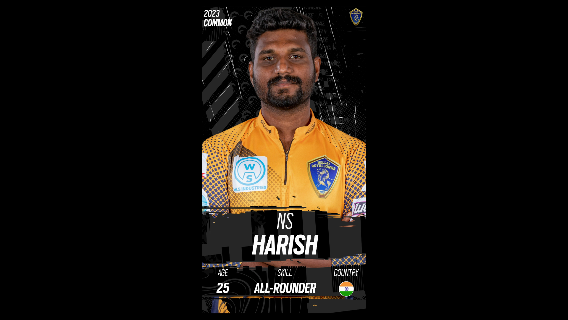 Ns Harish Digital Player Card | NRK - TNPL 2023 | FanCraze