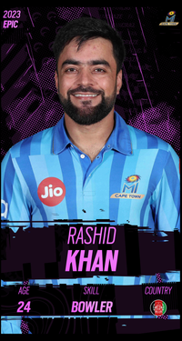 Rashid Khan Digital Player Card |2023 SA20 League | FanCraze