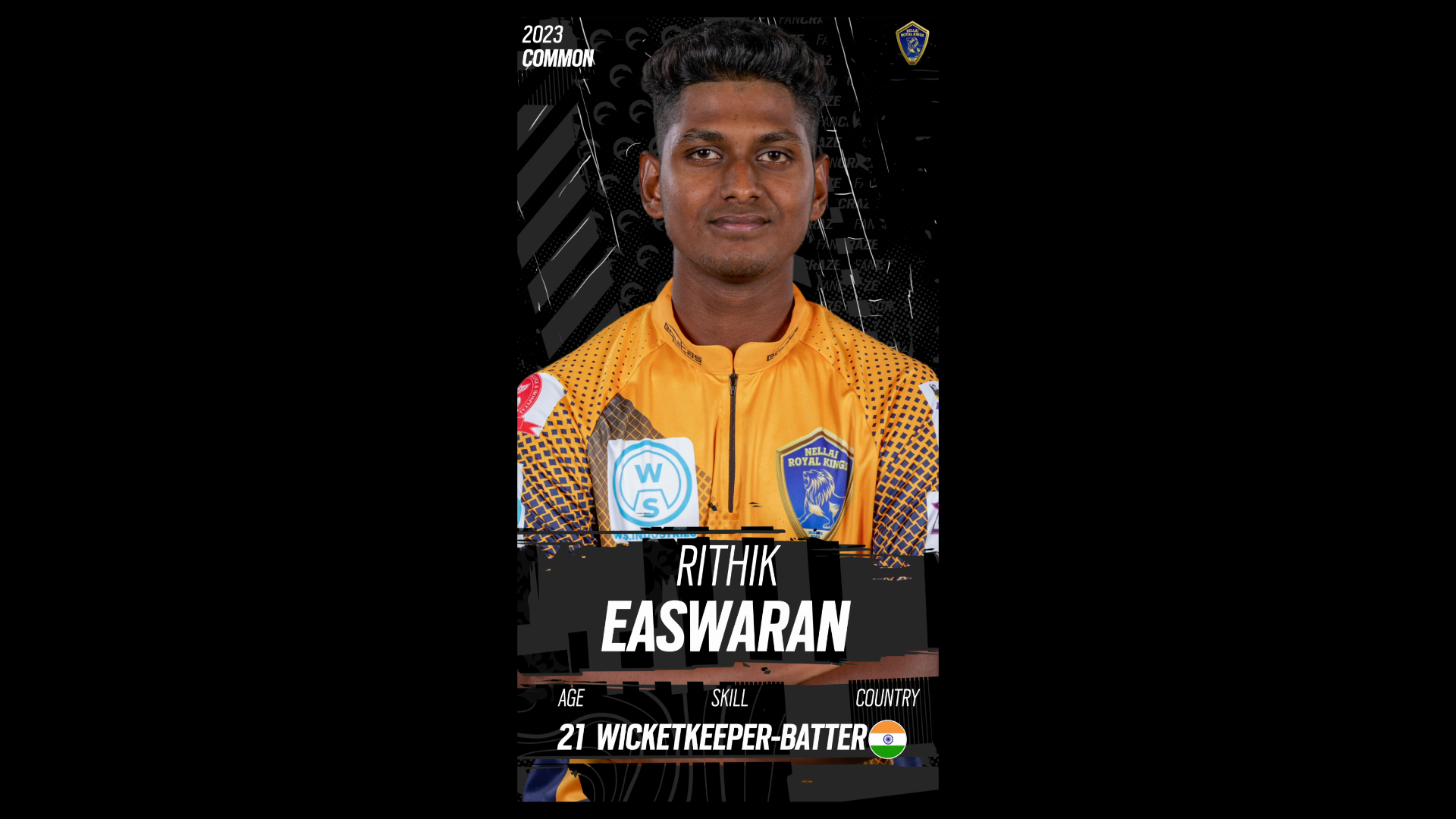 Rithik Easwaran Digital Player Card | NRK - TNPL 2023 | FanCraze